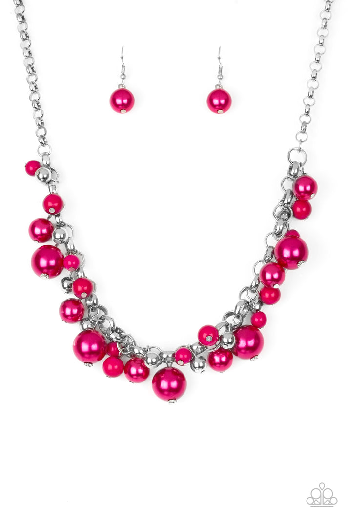 The Upstater Pink Necklace - Paparazzi Accessories – 3D Jewelz